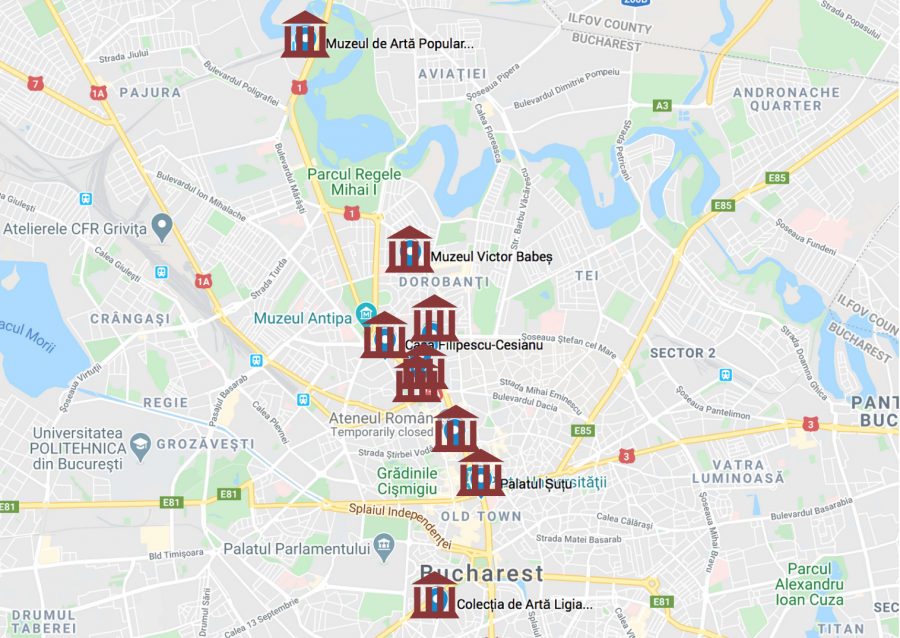 HARTĂ. Nouă muzee și case memoriale din București se redeschid în ...