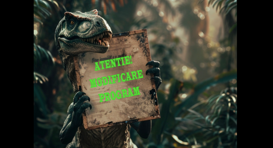 Dinopark-ul din curtea Muzeului de Geologie, închis de Protecţia ...