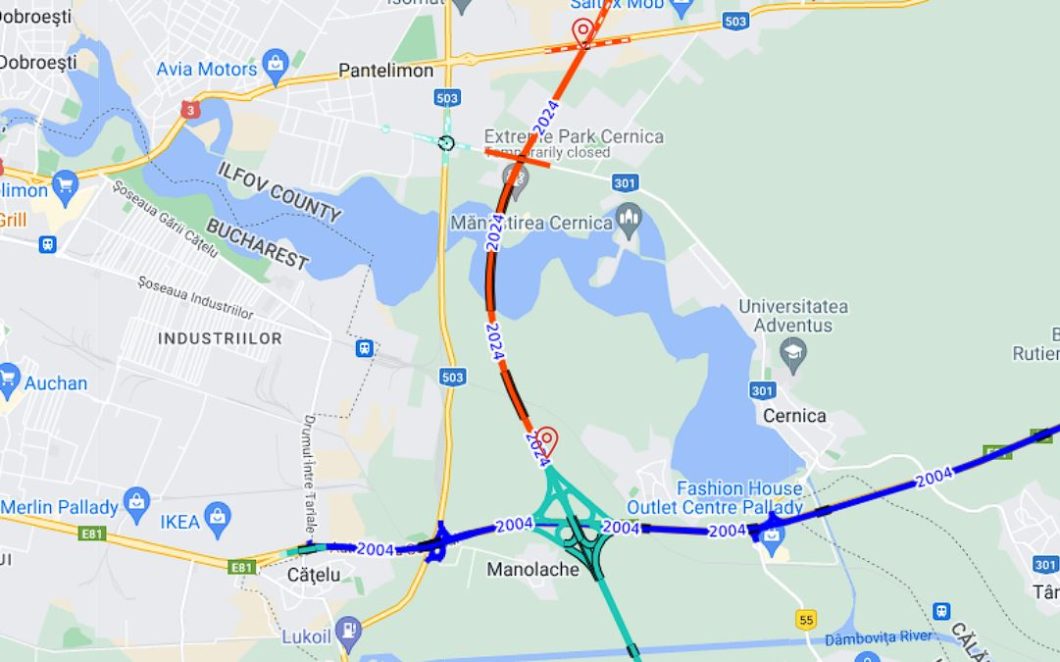 EXCLUSIV | Viaductul Autostrăzii București, blocat de cele “patru ...