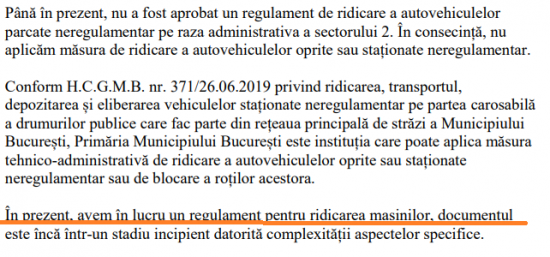 Ridicarea mașinilor parcate ilegal | Un singur sector și Primăria Generală au un regulament ...