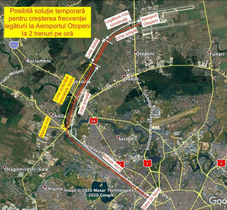 FOTO VIDEO Linia de cale ferată Gara de Nord-Aeroportul Otopeni, aproape gata / Președintele și ...